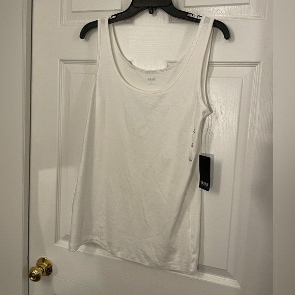 a.n.a | Tops | New Ana White Sleeveless Tank Size Xl | Poshmark